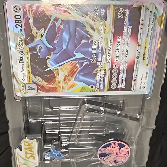 Toys | Large Origin Forme Dialga V Star Promo Pokmon Card | Poshmark